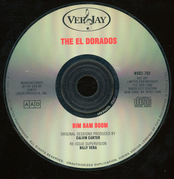 Buy The El Dorados : Bim Bam Boom (CD) Online for a great price – Antone’s Record Shop
