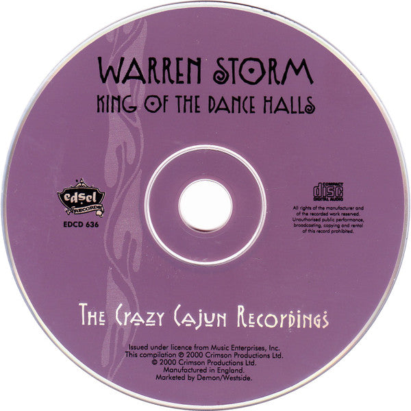 Buy Warren Storm : King Of The Dance Halls (The Crazy Cajun Recordings ...