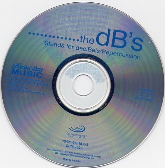 Buy The dB's : Stands For DeciBels / Repercussion (CD) Online for a ...