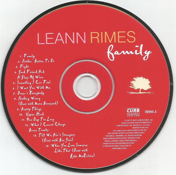 Buy LeAnn Rimes : Family (CD) Online for a great price – Antone’s ...