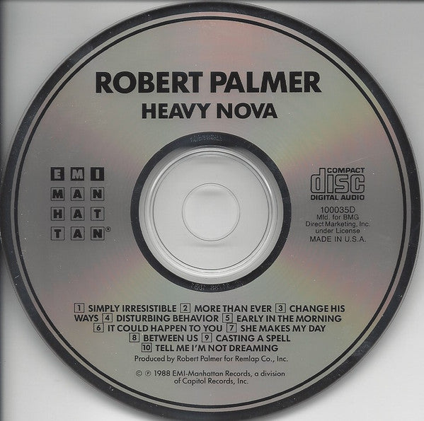 Buy Robert Palmer : Heavy Nova (CD) Online for a great price – Antone’s ...