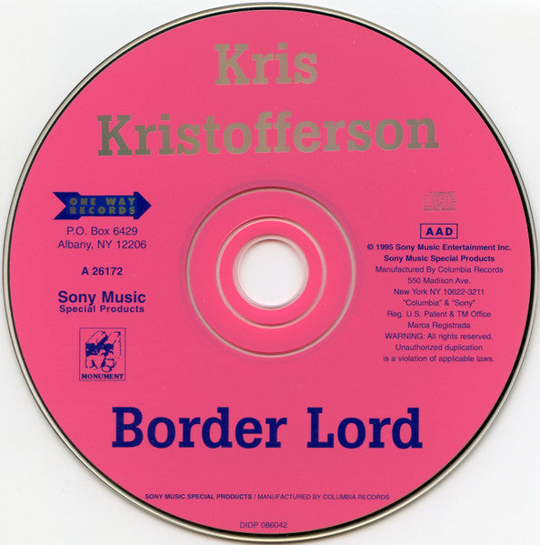 Buy Kris Kristofferson : Border Lord (CD) Online for a great price ...