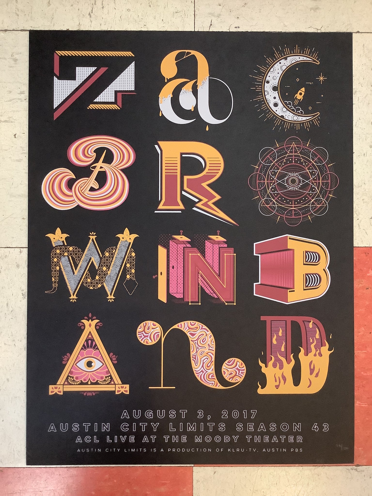 Zac Brown Band at Austin City Limits - 2017 (Poster) – Antone’s Record Shop