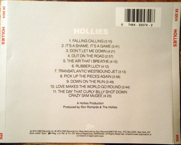 Buy The Hollies : Hollies (CD) Online for a great price – Antone’s ...
