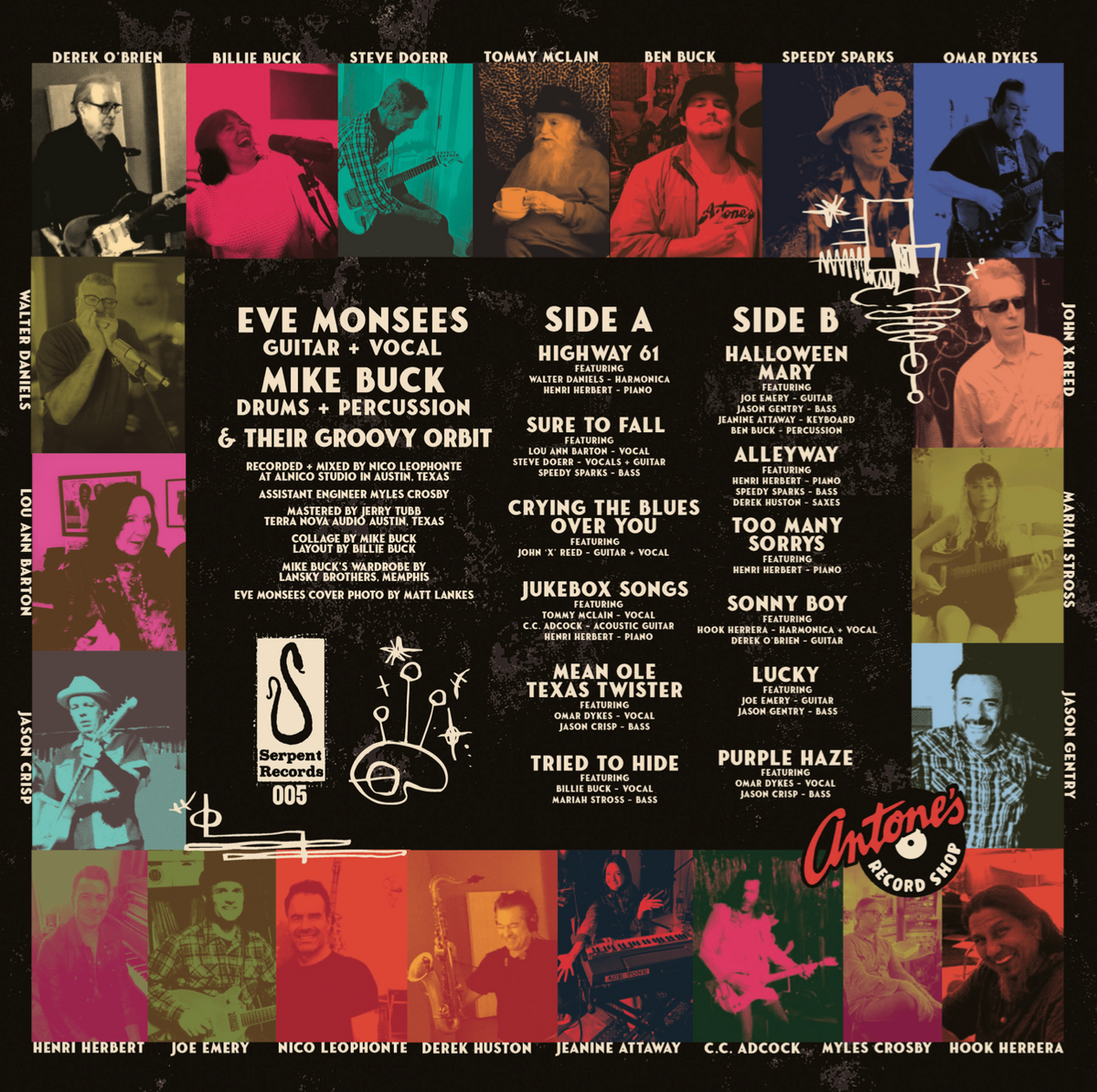 Eve Monsees Mike Buck ...& Their Groovy Orbit (LP) – Antone’s Record Shop