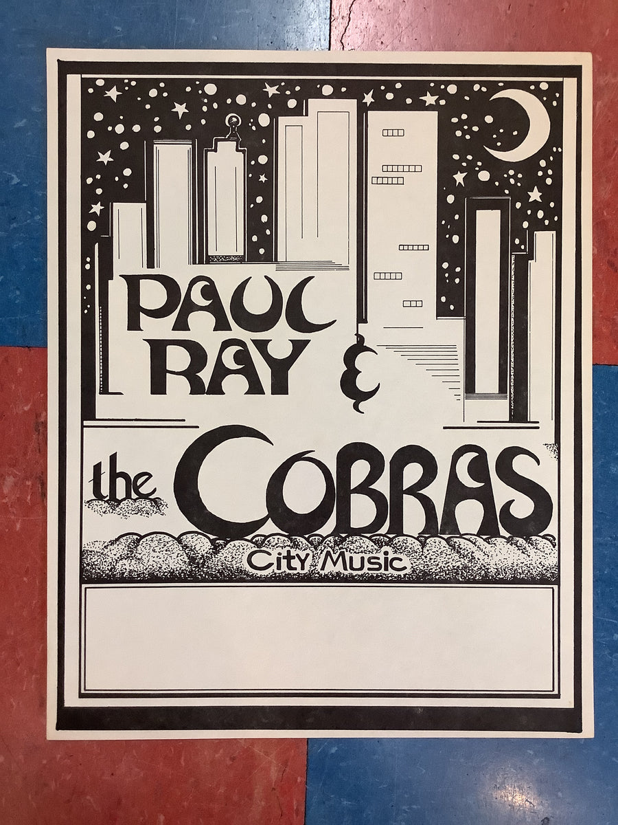 Paul Ray and The Cobras City Music (Poster) – Antone’s Record Shop