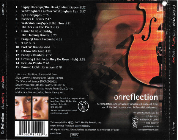 Buy Eliza Carthy, Nancy Kerr : On Reflection (CD) Online for a great ...