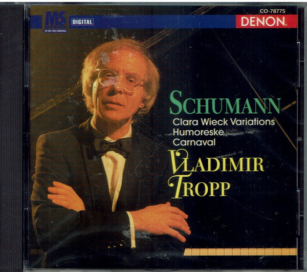 Buy Robert Schumann, Vladimir Tropp : Schumann: Clara Wieck Variations ...