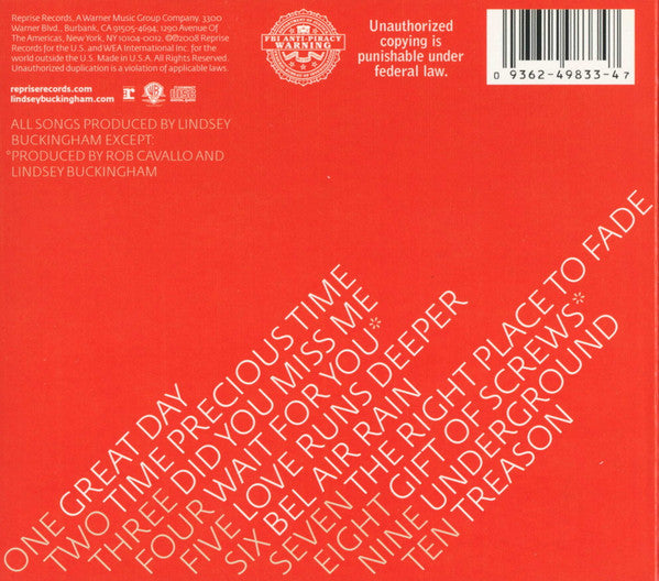 Buy Lindsey Buckingham : Gift Of Screws (CD) Online for a great price ...