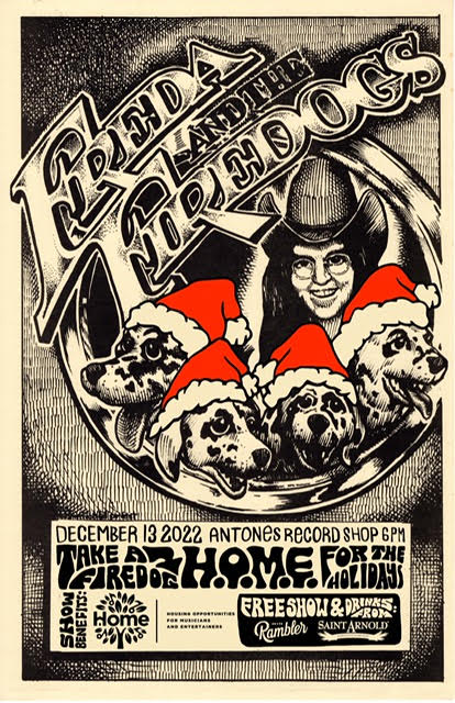 Freda & the Firedogs In-Store Poster – Antone’s Record Shop