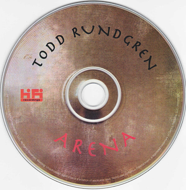 Buy Todd Rundgren : Arena (CD) Online for a great price – Antone’s ...