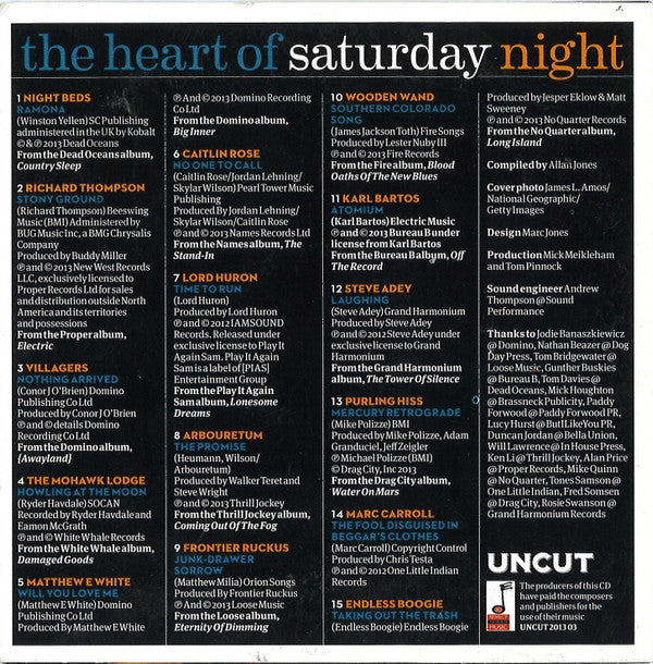 Buy Various : The Heart Of Saturday Night (15 Tracks Of 2013's Best New ...