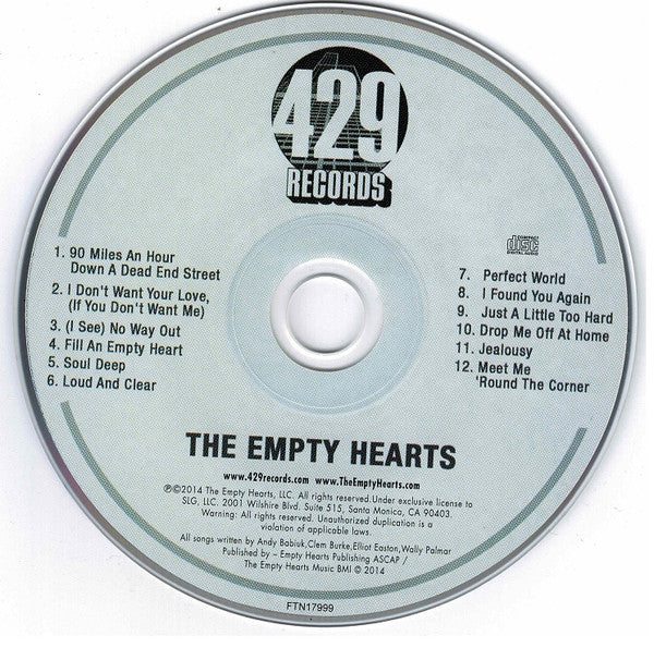 Buy The Empty Hearts : The Empty Hearts (CD, Album) Online for a great ...