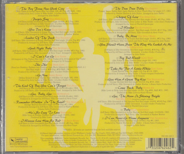Buy Various : The Girl Group Sound 25 All-time Greatest Hits From Red ...