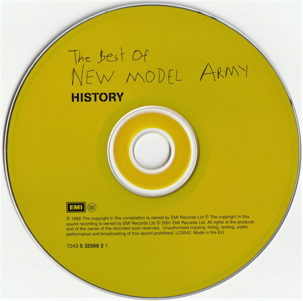 Buy New Model Army : History (The Best Of New Model Army) (CD) Online ...
